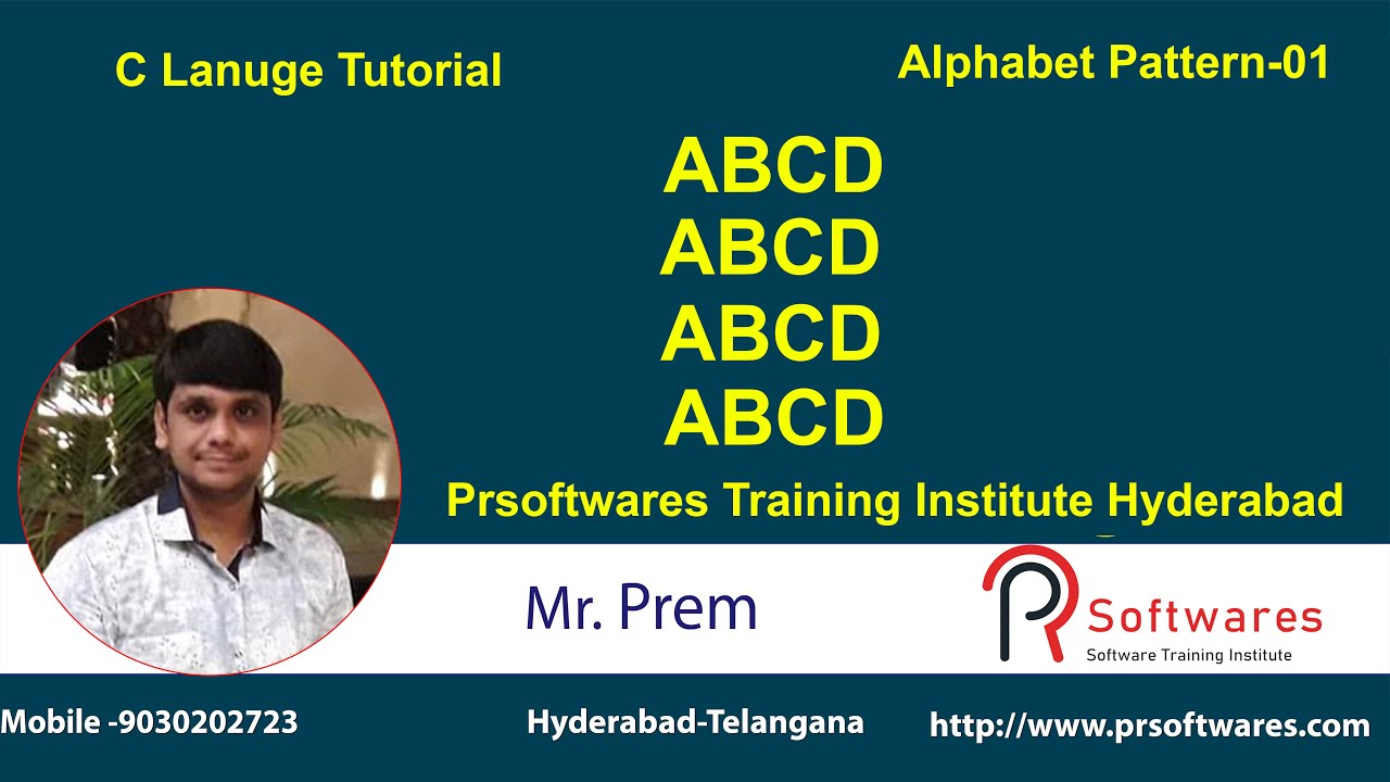 Alphabet Pattern In C Language Part 01 Pattern In C Language YouTube alphabet-pattern-in-c-language-part-01-pattern-in-c-language-youtube