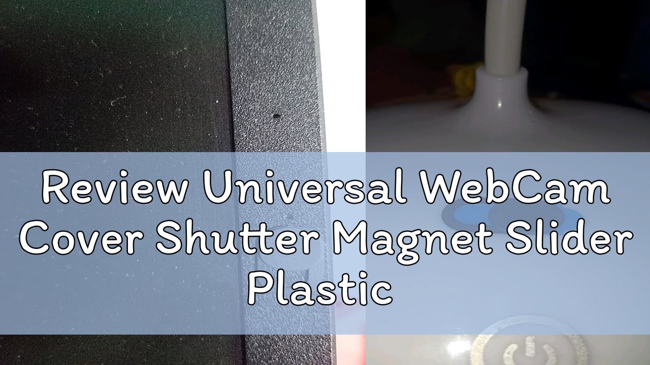Review Universal WebCam Cover Shutter Magnet Slider Plastic Camera ...