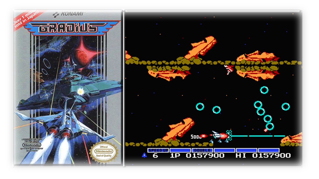 Gradius / Nemesis | Konami | NES | 1988 - YouTube
