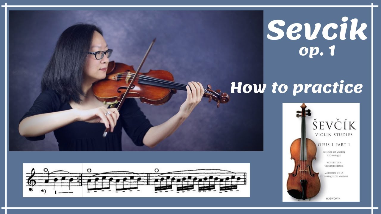 Sevcik Op. 1 mm. 1-3 (Best Finger Exercises) | 세브칙 바이올린 손가락 연습 (1-3마디 ...