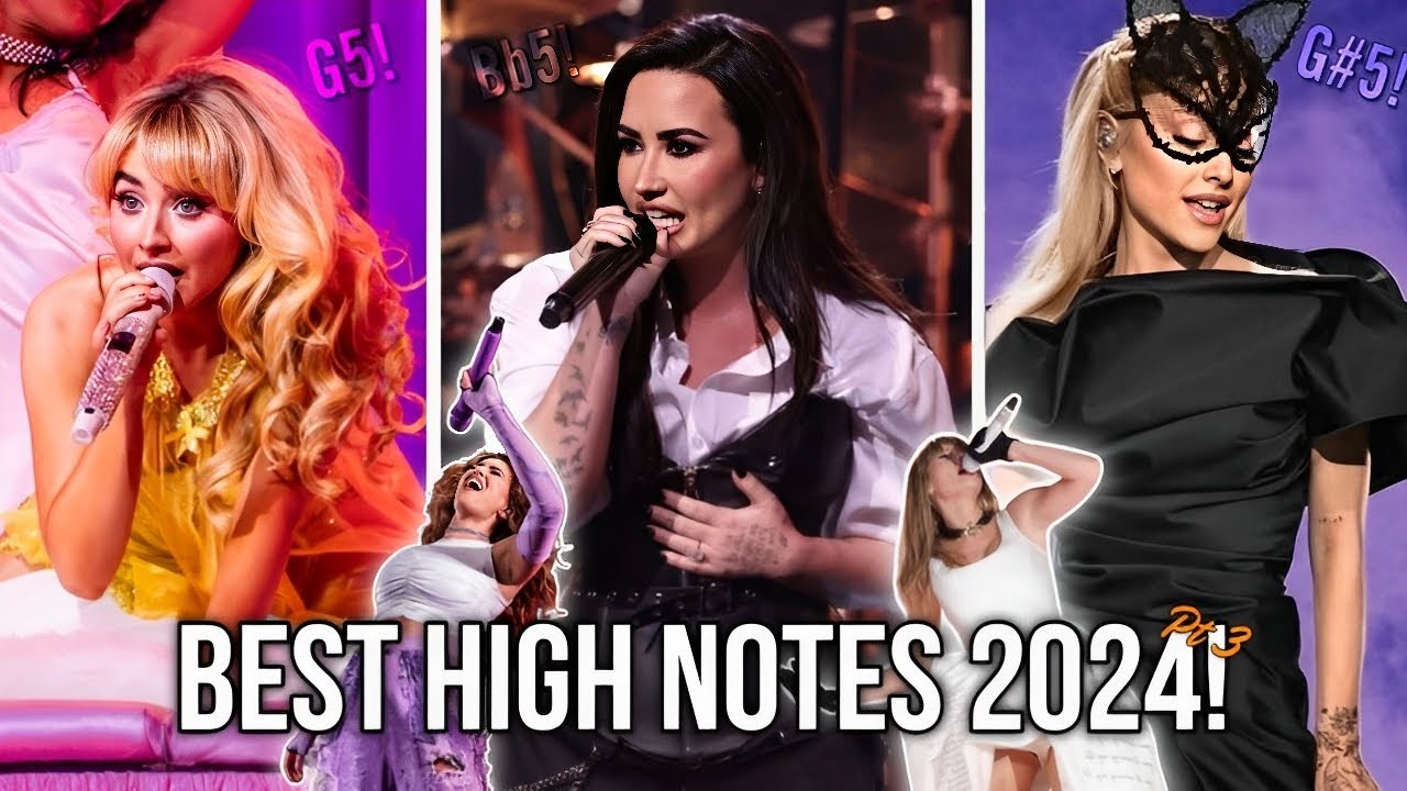 FAMOUS SINGERS | Best High Notes 2024!! (Pt. 3 | July - October) - YouTube