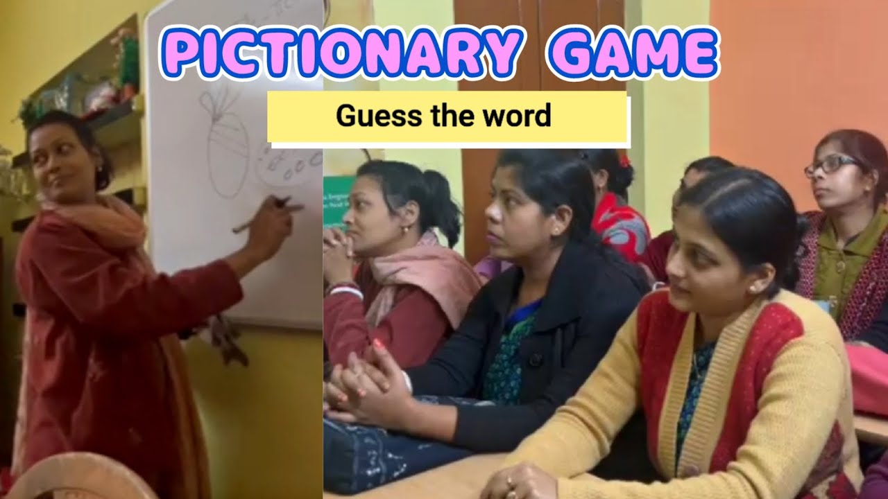 PICTIONARY CHALLENGE AMONG THE TEACHERS! #teacherstraining#pictionary # ...