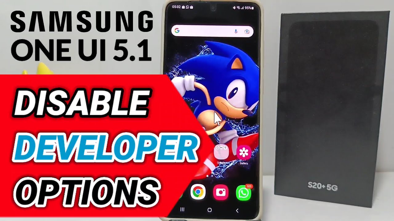 How To Turn Off Developer Option In Samsung One Ui 5.1 - YouTube
