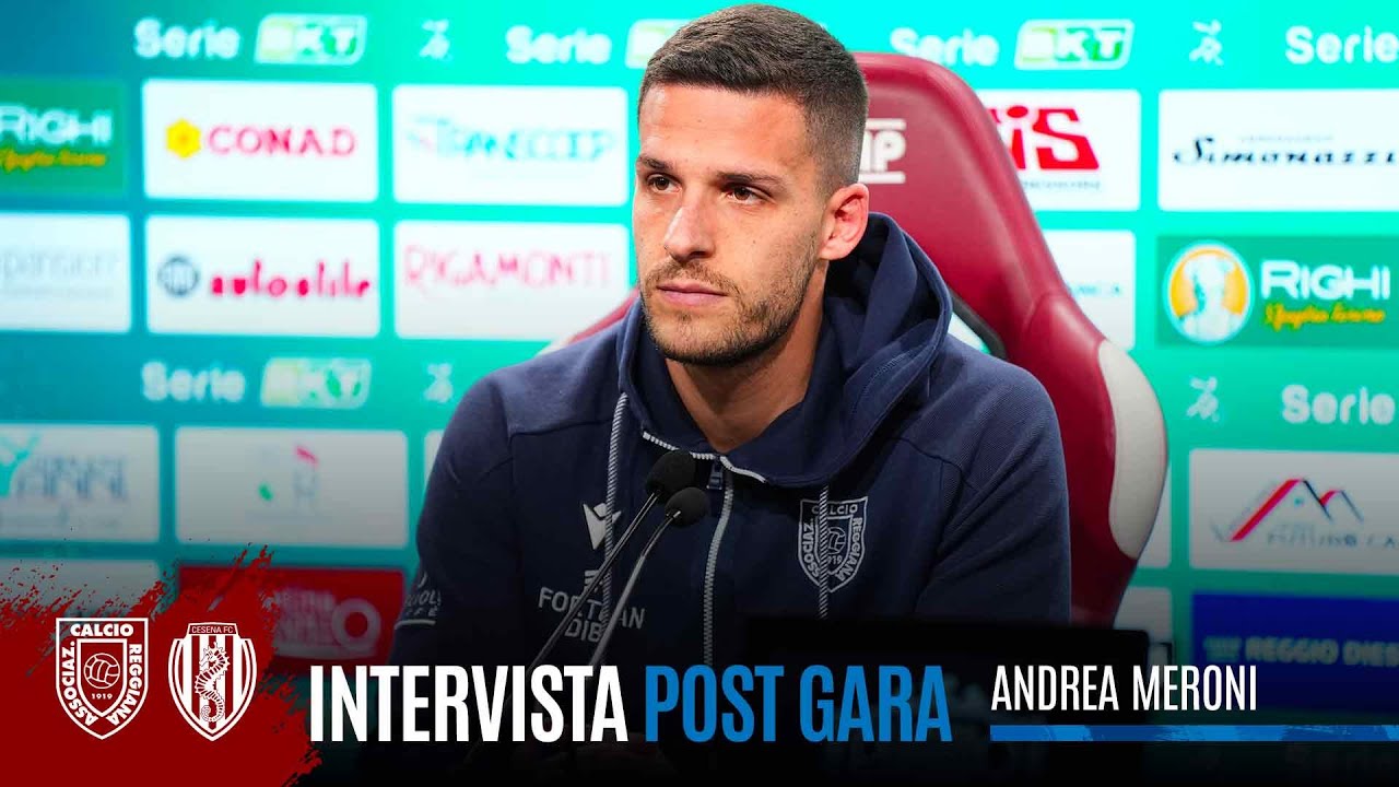 INTERVISTA | Andrea Meroni post Reggiana-Cesena - YouTube