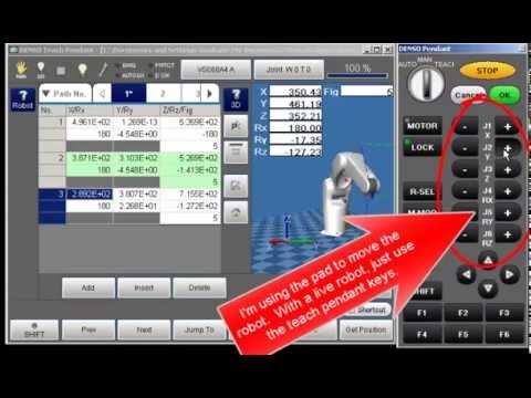 How to Create a Spline with the DENSO RC8 Robot Controller - Part 1 of ...