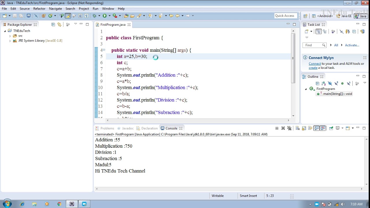 Java Programming Beginning Part 3 Methods Returns Values With