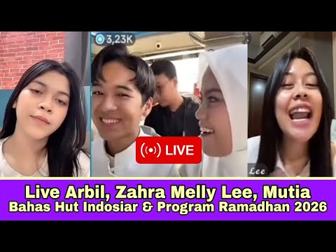 Live Arbil, Zahra, Melly Lee, Mutia Bahas Hut Indosiar & Program Ramadhan 20206