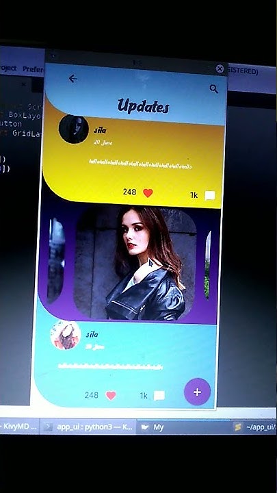 Beautiful UI Using Kivy Kivymd and Python #kivy #kivymd #python - YouTube