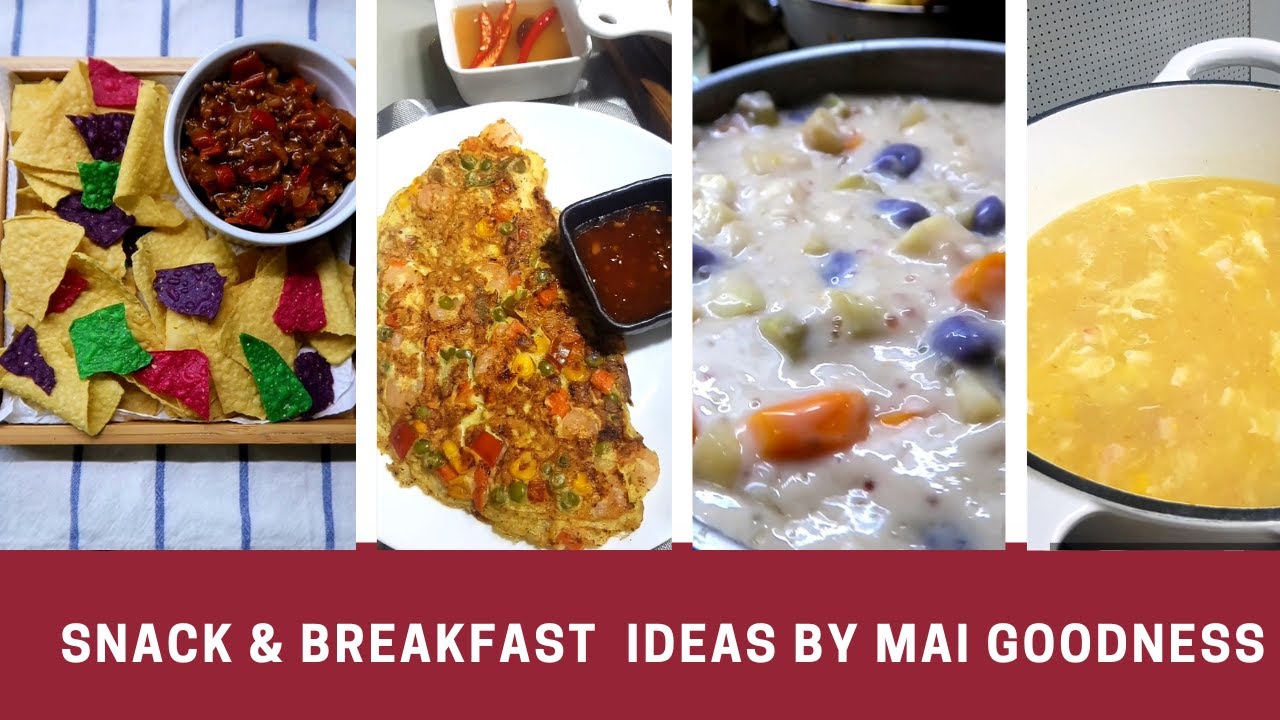 Breakfast Ideas & Merienda Compilation by Mai Goodness - YouTube