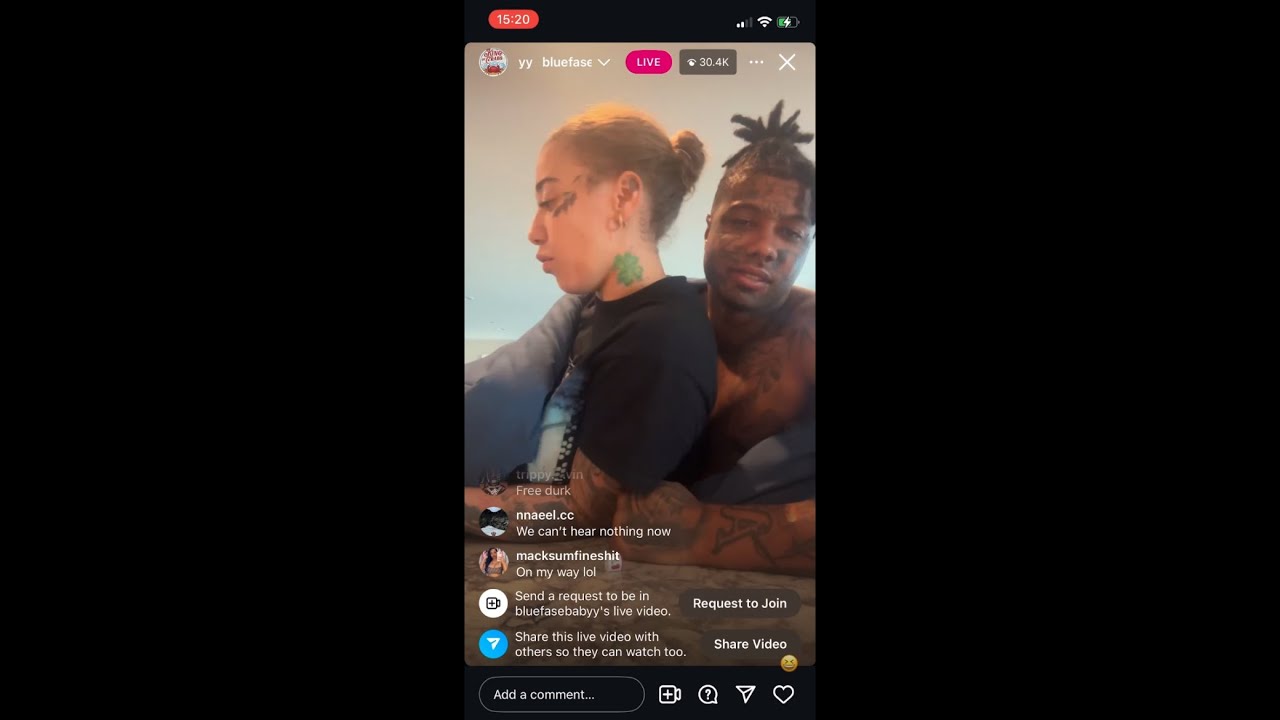Blueface IG Live Drama (With New GF) - YouTube