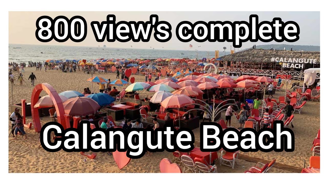 Part 6 Calangute Beach, Goa | Famous Beaches In North Goa |Calangute ...