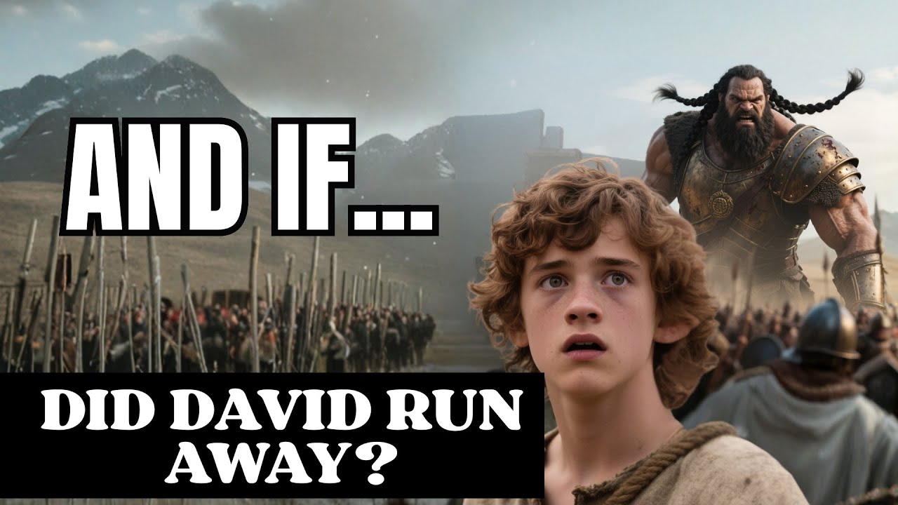 What if DAVID had LOOKED at GOLIATH and simply run away - YouTube