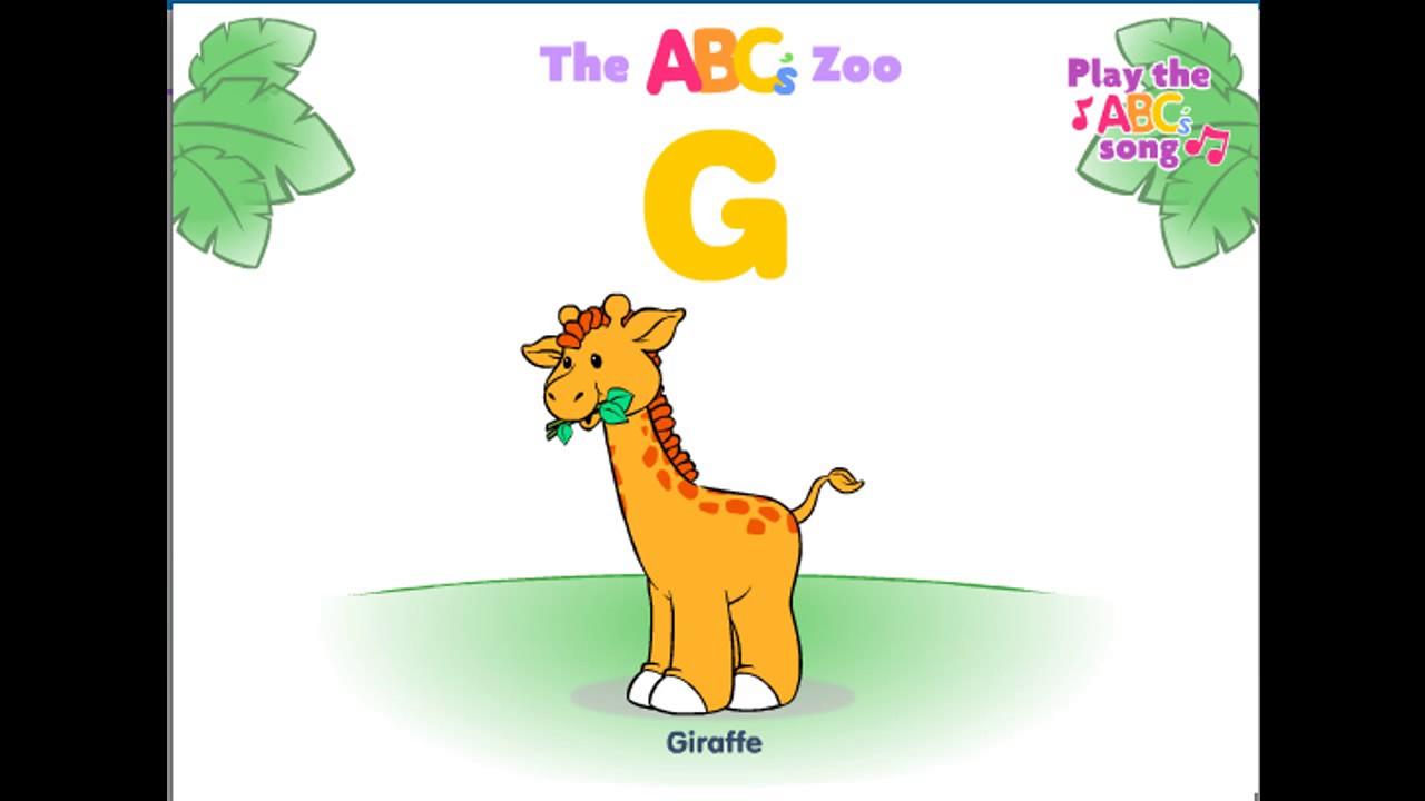 abc zoo learning game for toddlers - YouTube