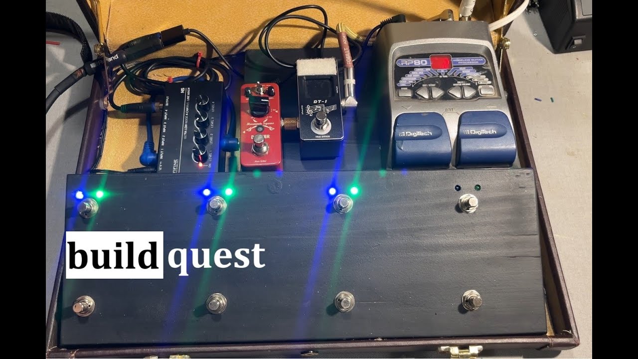 Briefcase Pedal Board and Loop Station - YouTube