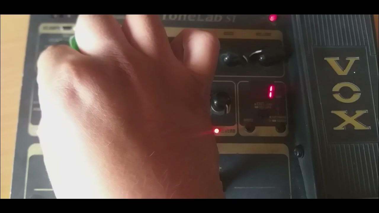 Vox tonelab ST tutorial didáctico pedal de expresión - YouTube