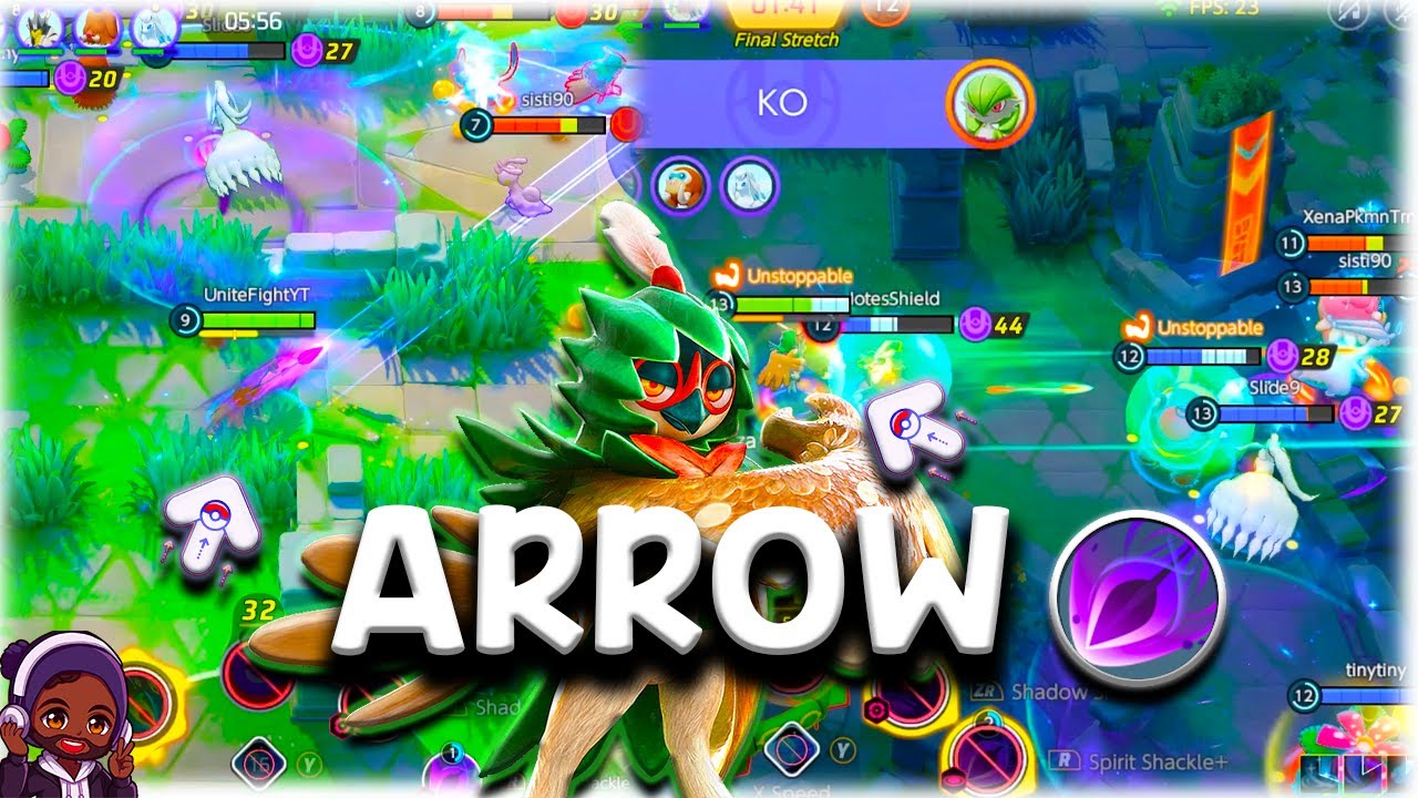 🍃 ARROWS CARRY MY TEAM 🏹 | Pokemon Unite ranked gameplay - YouTube