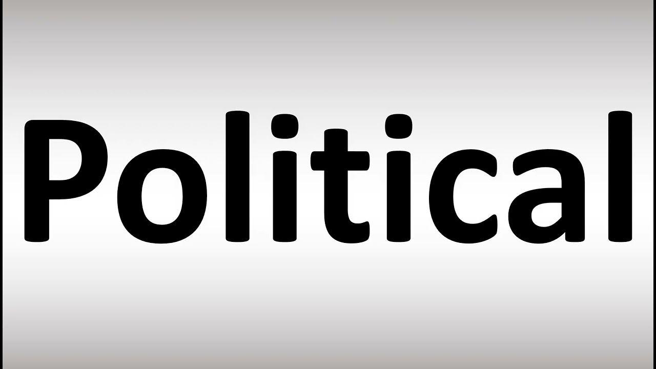 How to Pronounce Political - YouTube