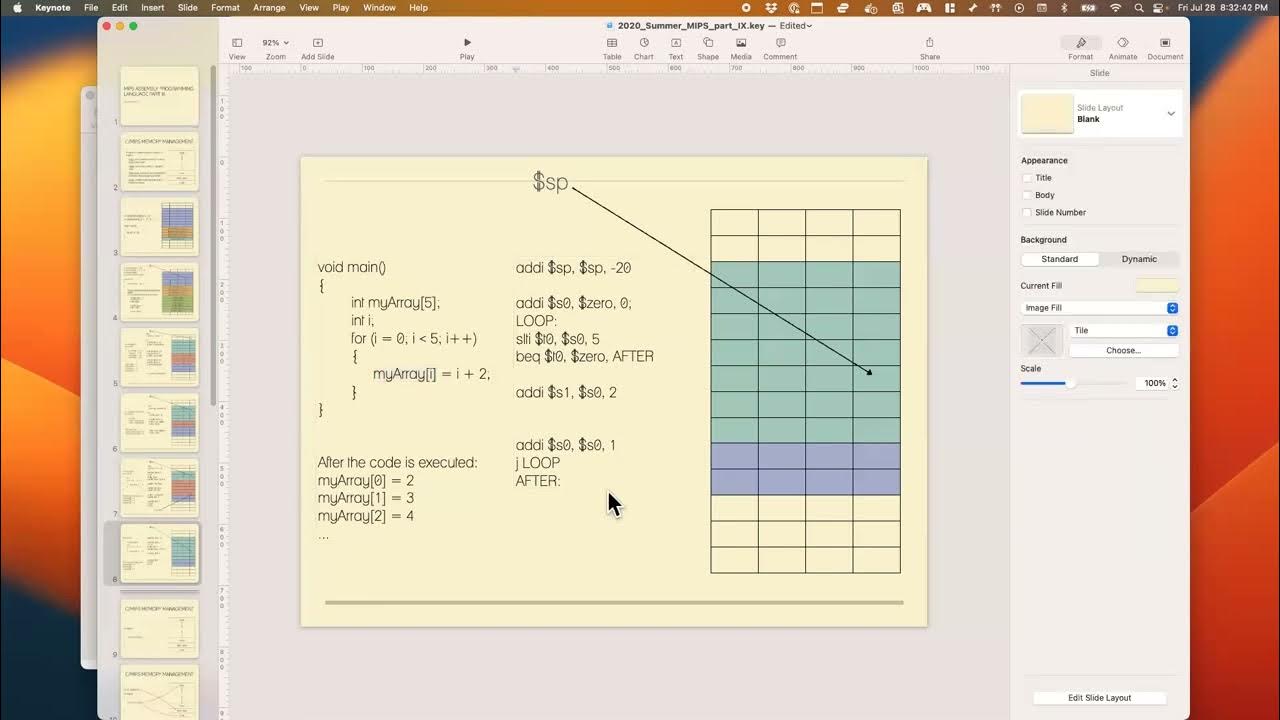Intro to MIPS: Populating Local Arrays in a Loop - YouTube