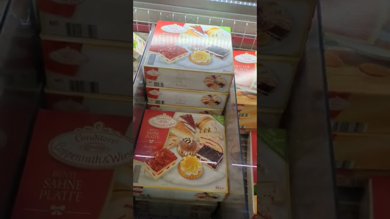 Bunte Auslese Sahne Plate 🥠🍪🥧🍩 in Lidl - YouTube