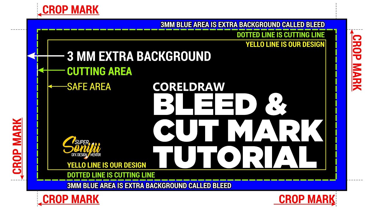 Coreldraw How To Set Bleed And Cutting Marks YouTube Coreldraw How To Set Bleed And Cutting Marks YouTube