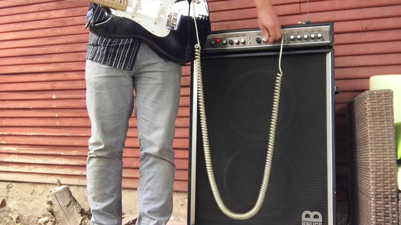 Vintage Bruce B212 Solid State amp made in Englewood, Colorado USA ...