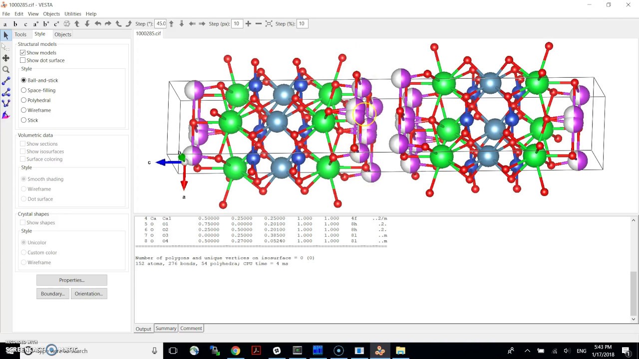 CIF2QE file conversion using Libra and Atomsk - YouTube