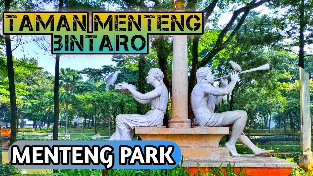 Taman Menteng Bintaro || Menteng Park || joging track~taman bermain ...
