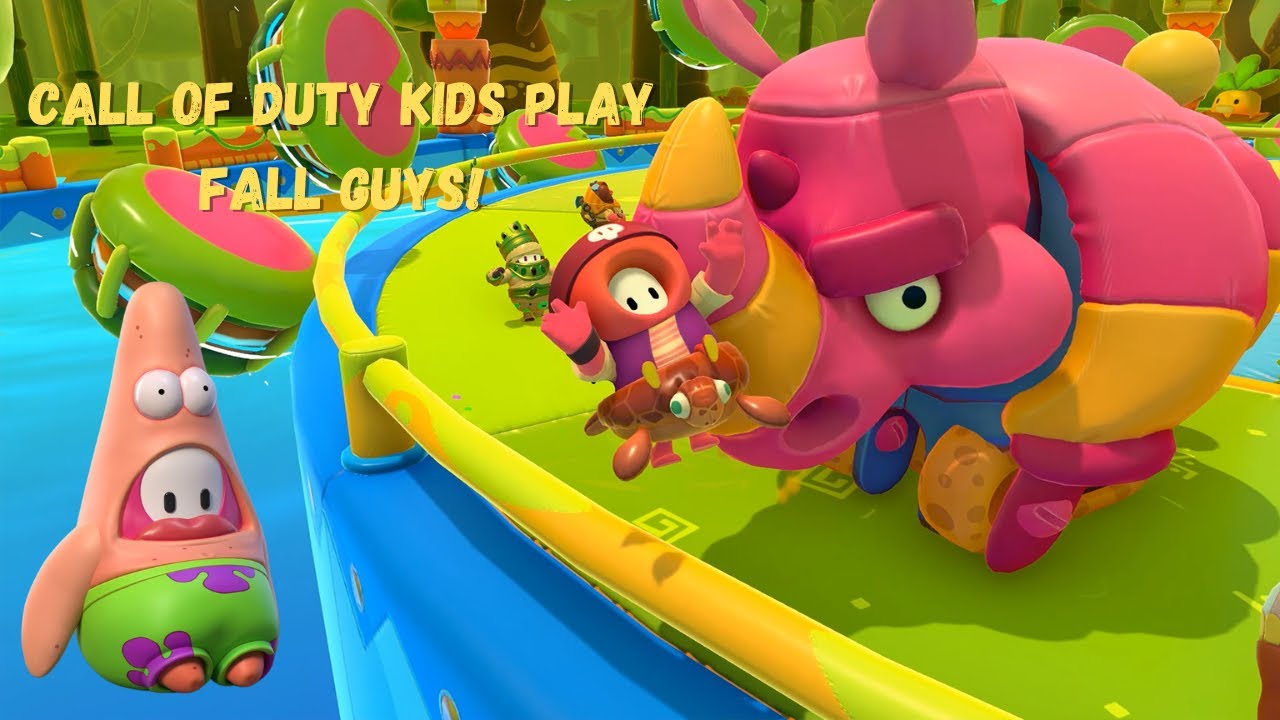 CALL OF DUTY KIDS PLAY FALL GUYS! (Funny Moments) - YouTube