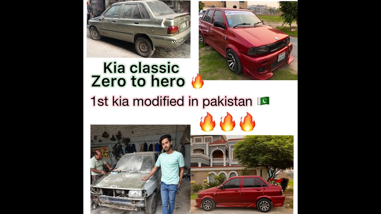 kia classic 1st modified in 🇵🇰🔥 complete after before review - YouTube