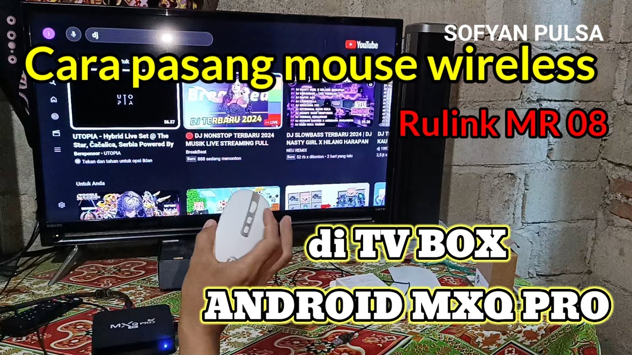 Cara Pasang Mouse wireless RULINK MR08 pada | TV BOX ANDROID MXQ PRO 4K ...