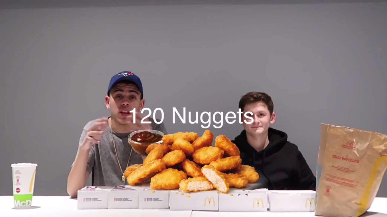 120 McDonald's Chicken Nuggets Challenge in 15 Minutes!!!!!! - YouTube