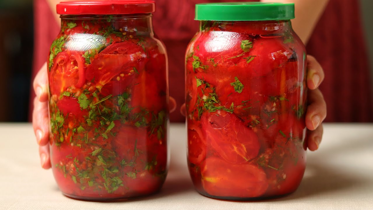 Помідори по корейськи Смачна закуска для любителів гострого 🌶 Youtube