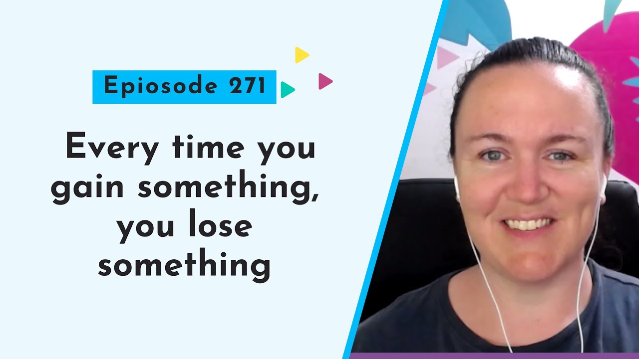 Every time you gain something, you lose something - YouTube