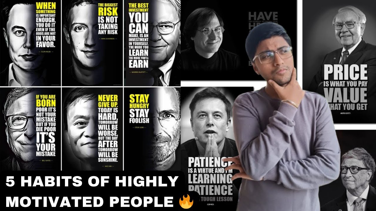 The Secret 5 Habits of Highly Motivated People - Transform Your Life ...