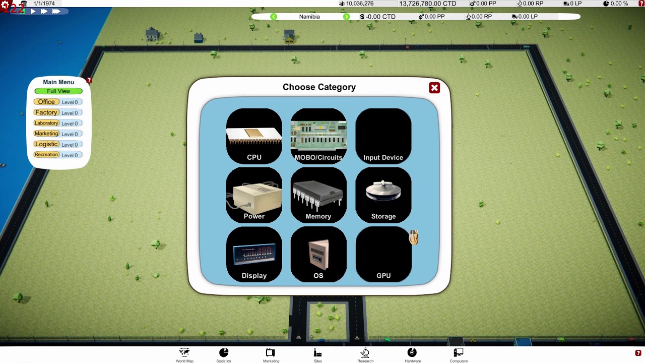 First Look Computer Tycoon build a computer Empire !! - YouTube