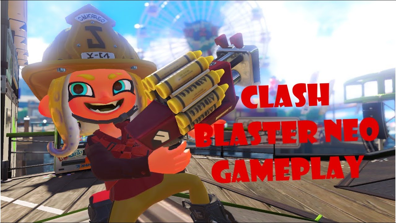 Clash Blaster Neo Gameplay - Splatoon 3 | Anarchy Battle (Tower Control ...