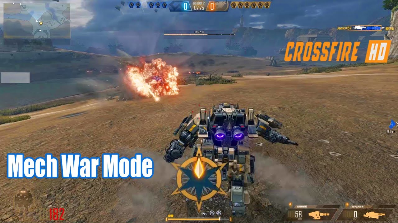 CrossFire HD - Mech War Mode First Look Gameplay - 8vs8 New Update ...