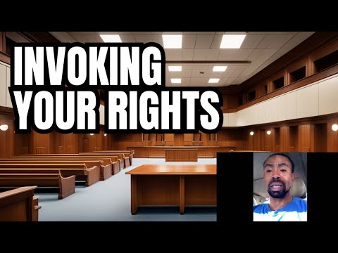 How should I invoke the 5th amendment and address the court pt 1 - YouTube