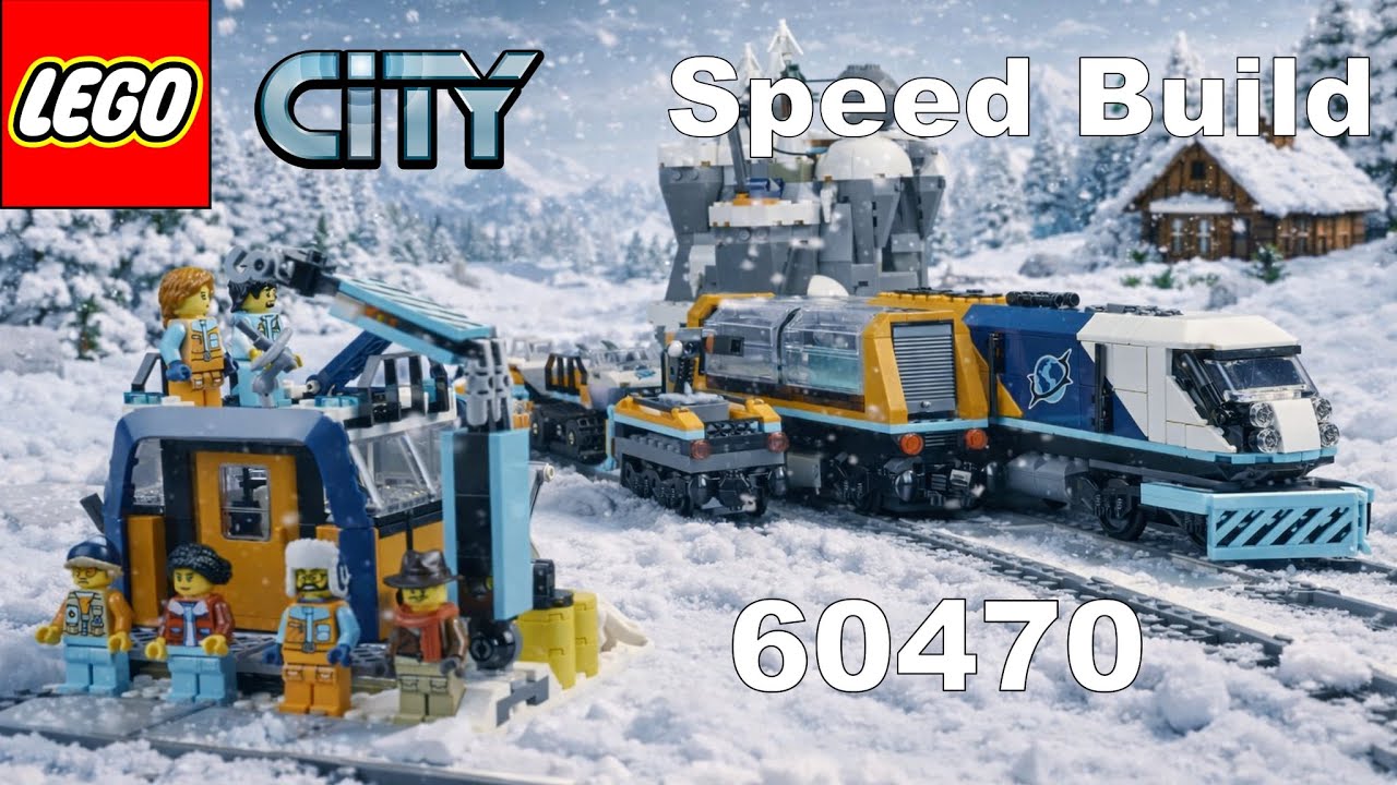 LEGO CITY 60470 Explorer Train | Speed build | 4K - YouTube