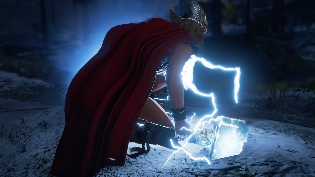 Marvels Avengers - Jane Foster's Thordis Outfit & gameplay - YouTube