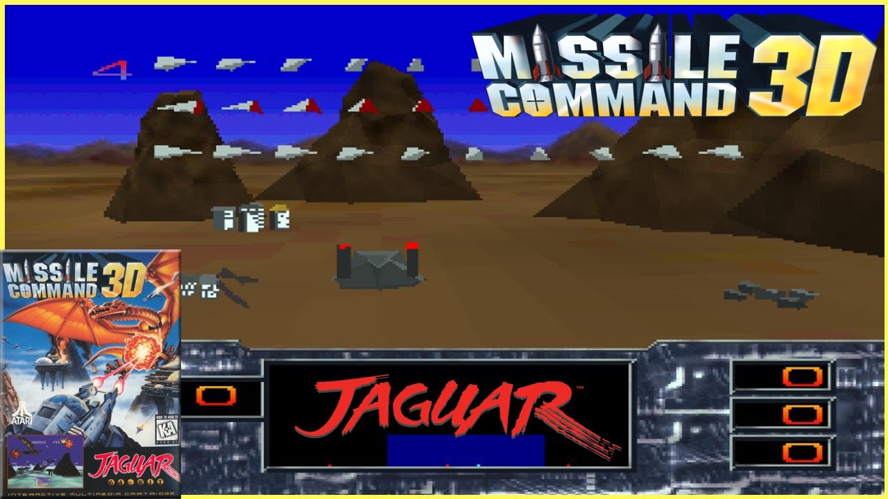 Missile Command 3D Gameplay - All 3 Modes (Atari Jaguar) - YouTube