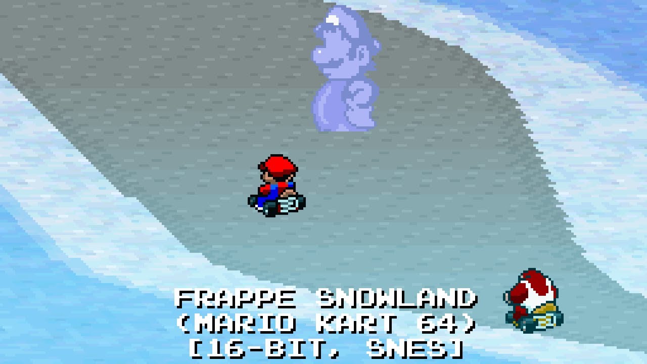 Frappe Snowland (Mario Kart 64) [16-bit, SNES] - YouTube