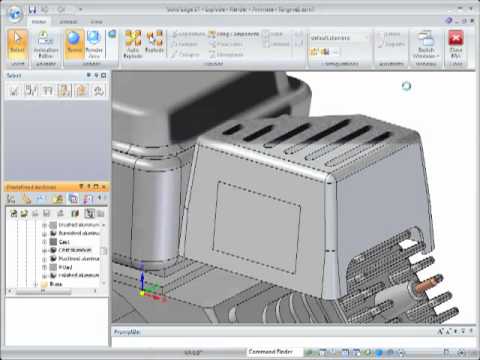 Solid-Edge Rendering - YouTube