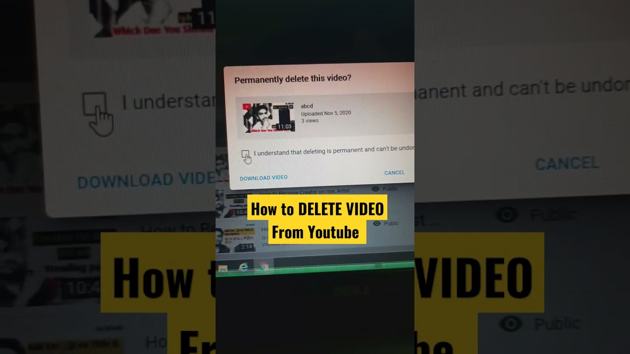 How To Delete Video Form Youtube How To Delete Uploaded Video Delete Delete Forever YouTube how-to-delete-video-form-youtube-how-to-delete-uploaded-video-delete-delete-forever-youtube