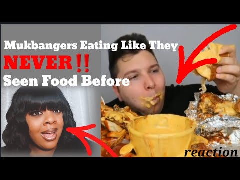 Reaction To | Mukbangers Eating Like They Never Seen Food |Gross ...