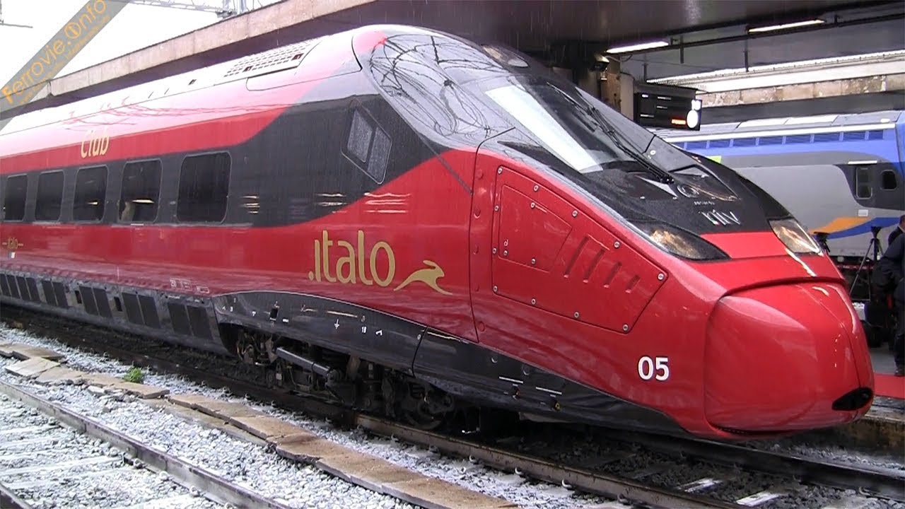 Presentazione Pendolino EVO NTV Italo ETR 675 n.05 a Roma Termini - YouTube