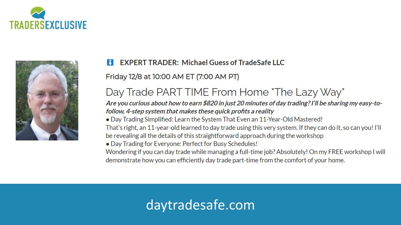 Live Trader Showcase - Dec 8 2023 - #1 - Michael Guess of TradeSafe LLC ...