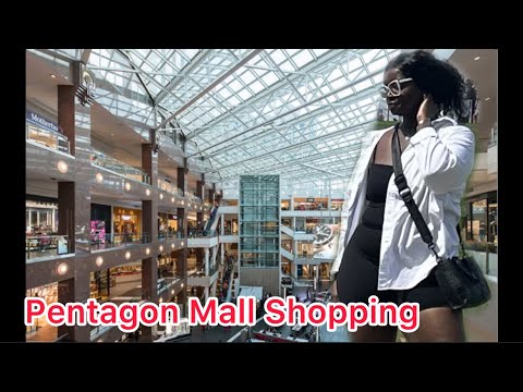 Shopping in Washington DC at the Pentagon Mall - YouTube