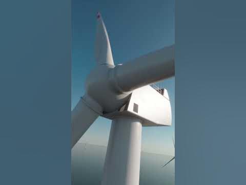 CSSC Haizhuang offshore wind turbine working 3d animation - YouTube