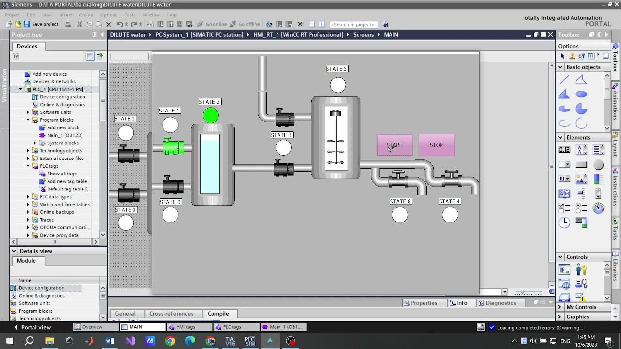 Build control and SCADA programs for PUMP SYSTEM using PLC-S7_1500 ...